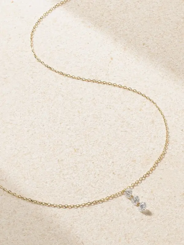 PERSEE Danaé 18-karat Diamond Necklace - Gold
