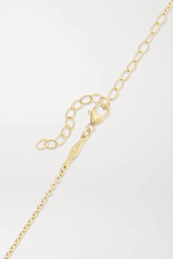Jacquie Aiche 14-karat Diamond Choker