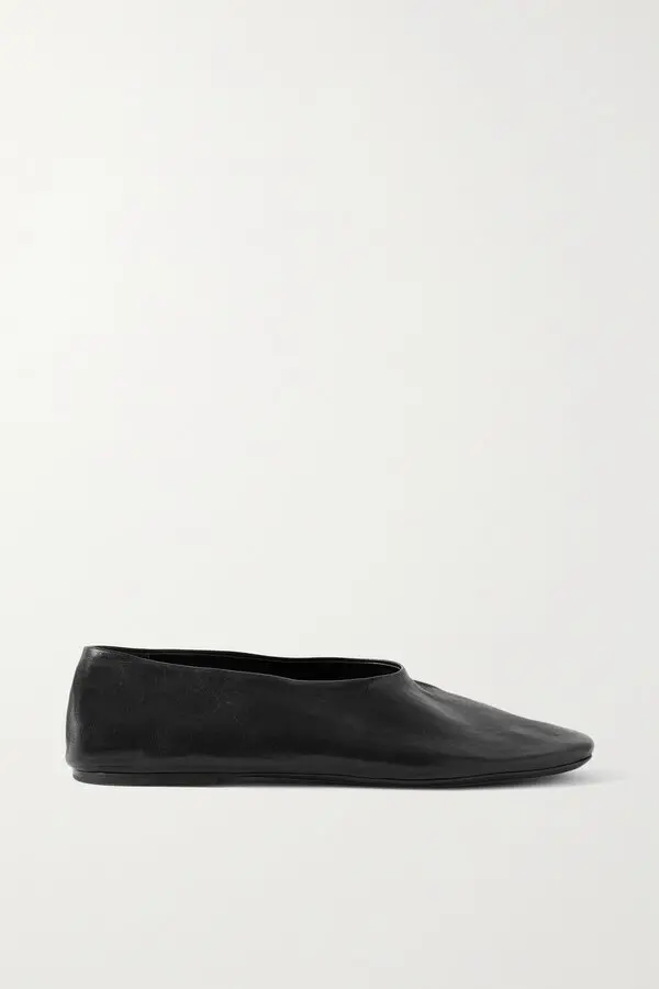 Khaite Maiden Ballerina Leather Ballet Flats