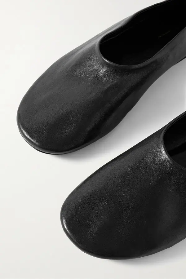 Khaite Maiden Ballerina Leather Ballet Flats