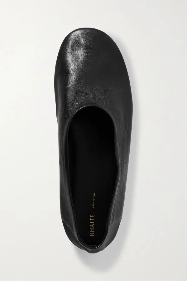 Khaite Maiden Ballerina Leather Ballet Flats