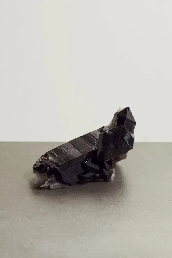 JIA JIA HOME Jia Jia Medium Moonstone And Smoky Quartz Cluster