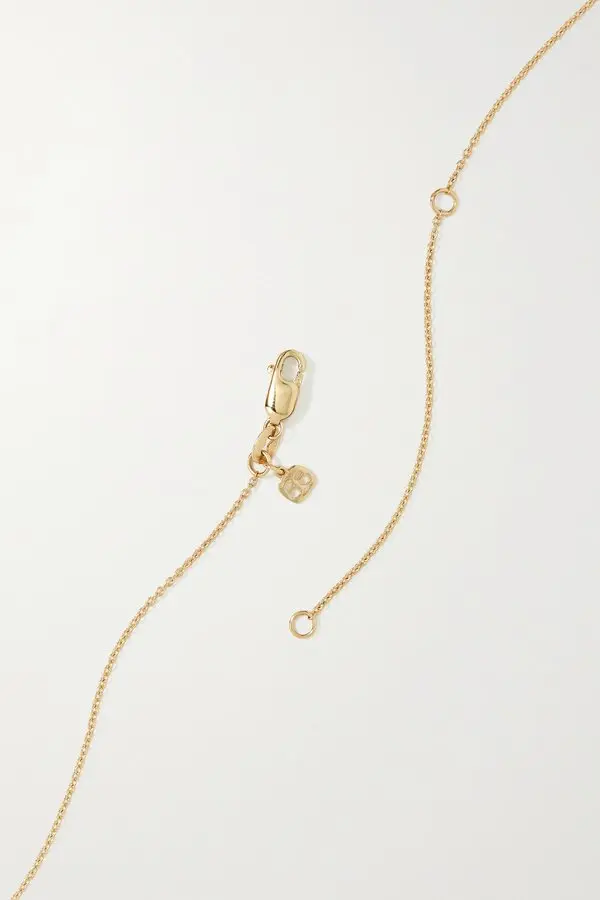 SYDNEY EVAN Mama 14-karat Diamond Pendant Necklace