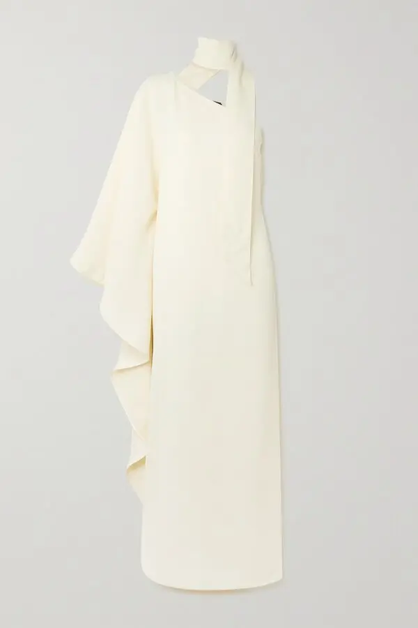 TALLER MARMO Net Sustain Ubud One-shoulder Gown