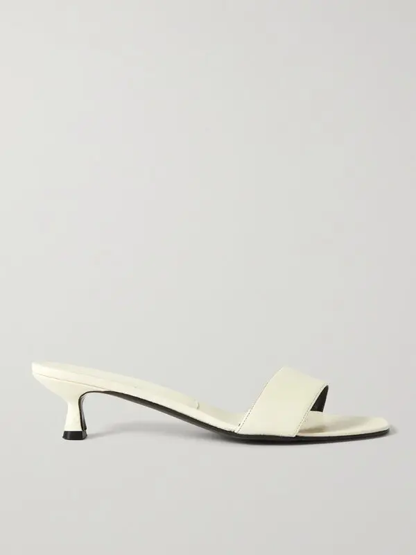 Loulou De Saison Loulou Studio Elys Leather Mules - Neutrals