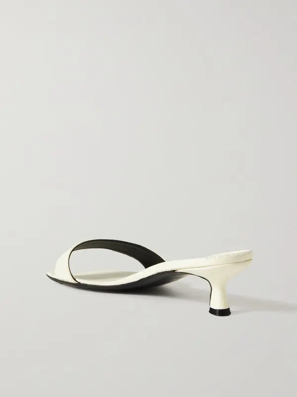 Loulou De Saison Loulou Studio Elys Leather Mules - Neutrals