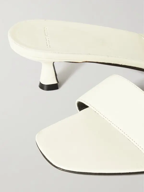 Loulou De Saison Loulou Studio Elys Leather Mules - Neutrals