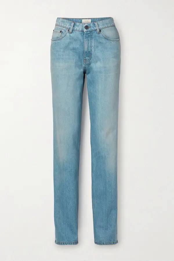 THE ROW Carlton High-rise Straight-leg Jeans