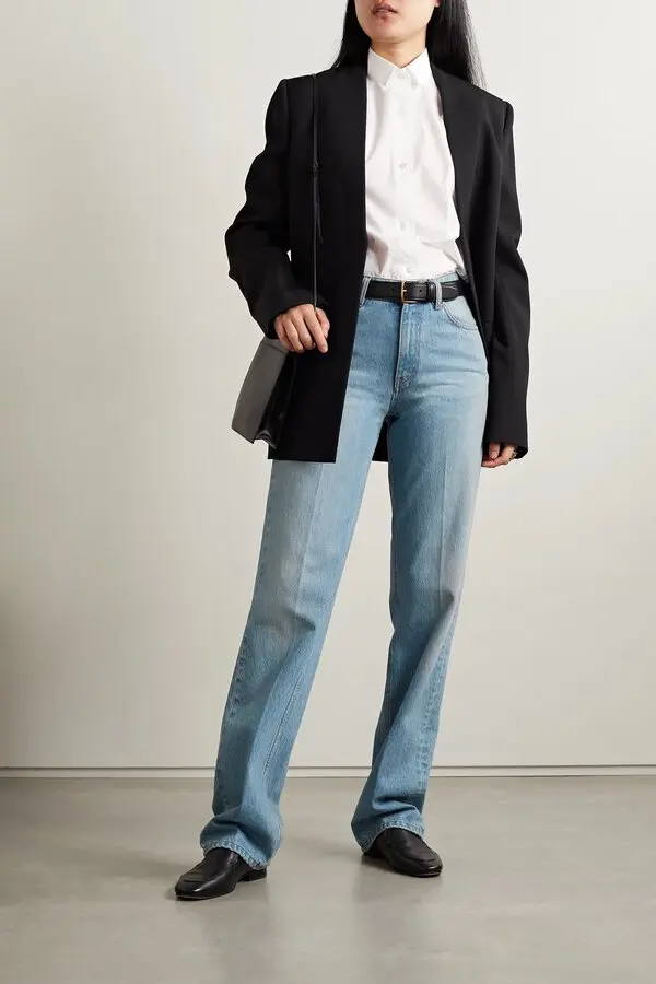 THE ROW Carlton High-rise Straight-leg Jeans