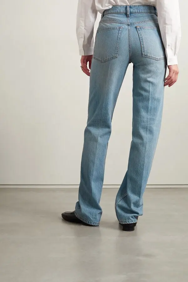 THE ROW Carlton High-rise Straight-leg Jeans