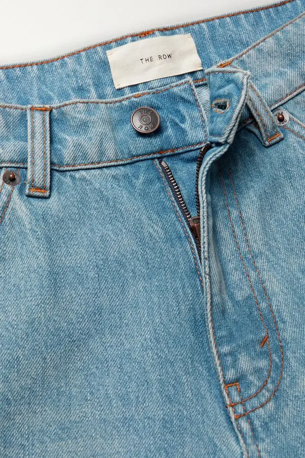 THE ROW Carlton High-rise Straight-leg Jeans