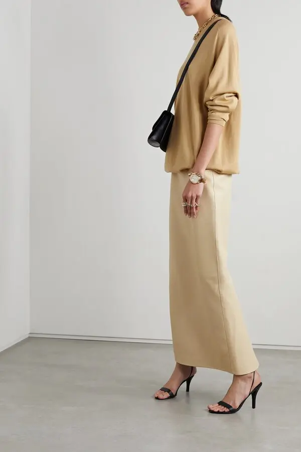 THE ROW Tana Cashmere Sweater - Neutrals