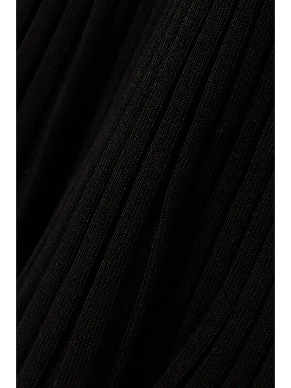 Galvan Atalanta Ribbed-knit Midi Dress