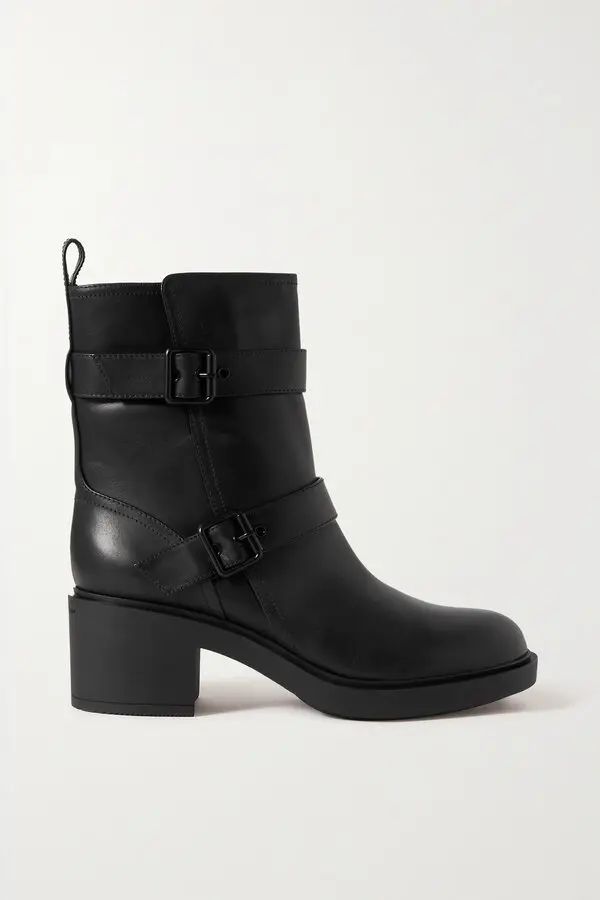 GIANVITO ROSSI Ryder 45 Leather Ankle Boots