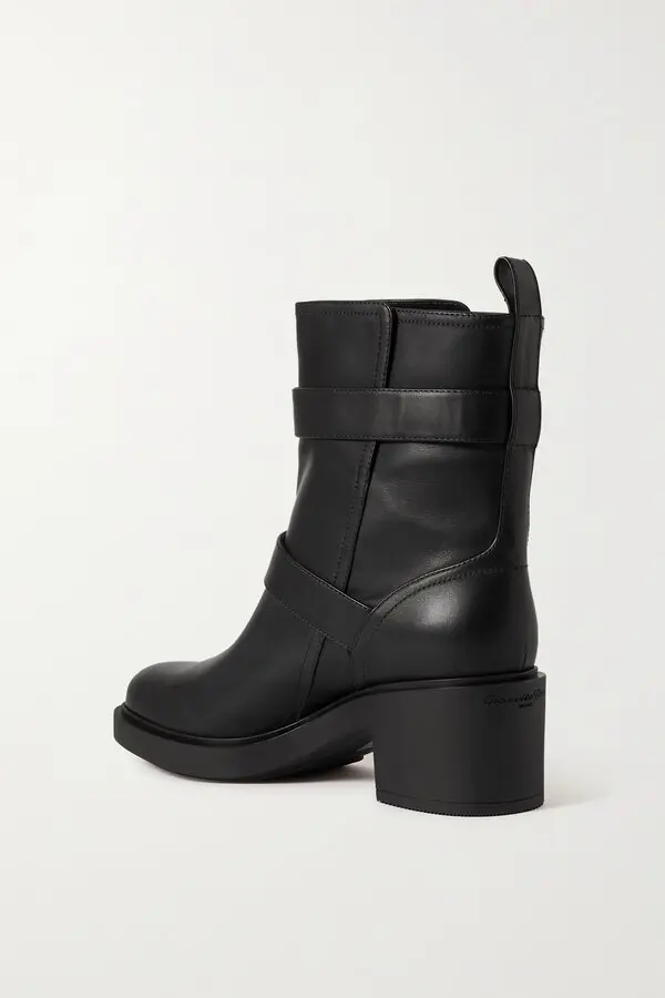 GIANVITO ROSSI Ryder 45 Leather Ankle Boots