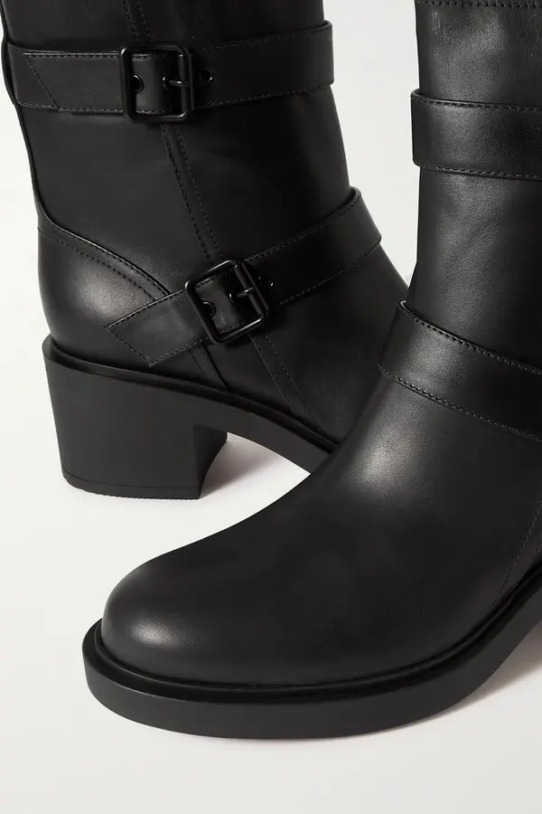 GIANVITO ROSSI Ryder 45 Leather Ankle Boots