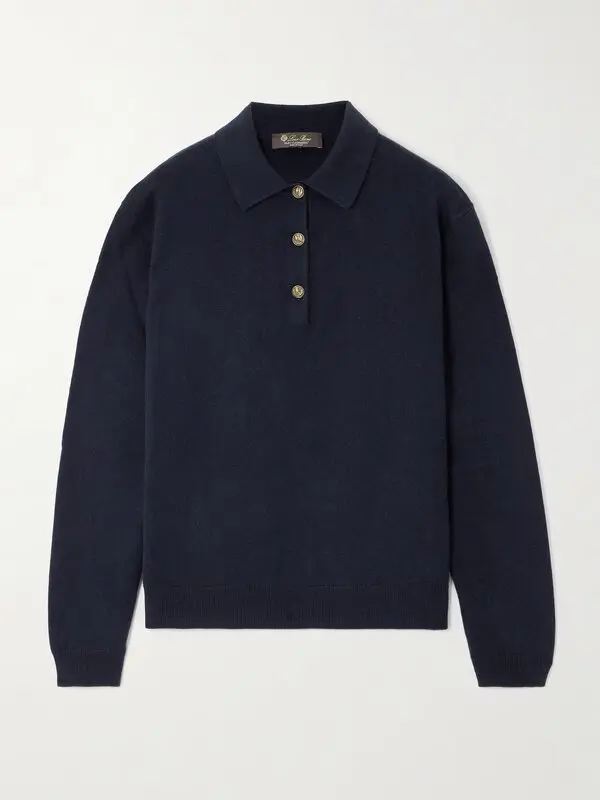 Loro Piana Cashmere Polo Sweater