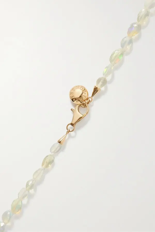 Fry Powers 18-karat Gold Opal Necklace