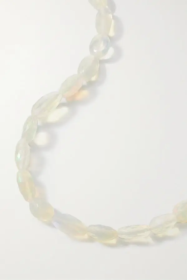 Fry Powers 18-karat Gold Opal Necklace
