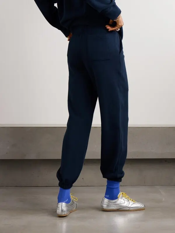 THE ELDER STATESMAN Cotton And Cashmere-blend Track Pants