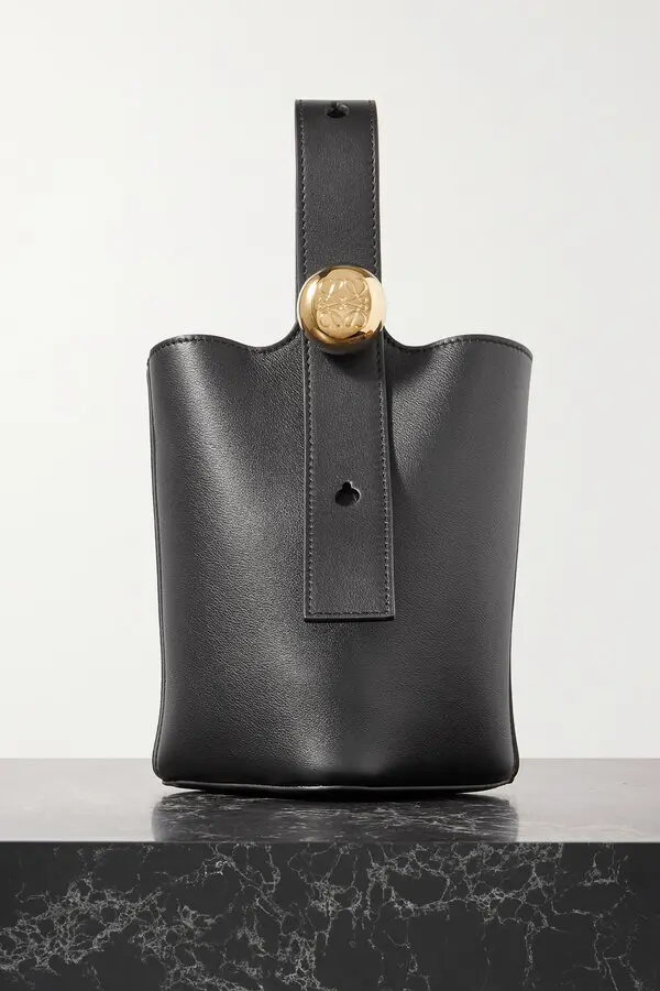 Loewe Pebble Mini Tote - Black