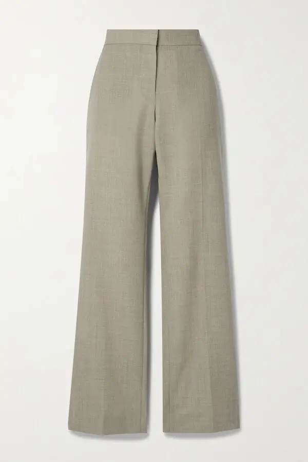 THE ROW Baer Straight-leg Wool Pants