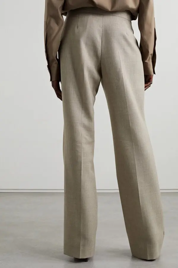 THE ROW Baer Straight-leg Wool Pants