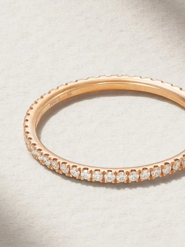 Messika Gatsby 18-karat Rose Diamond Ring
