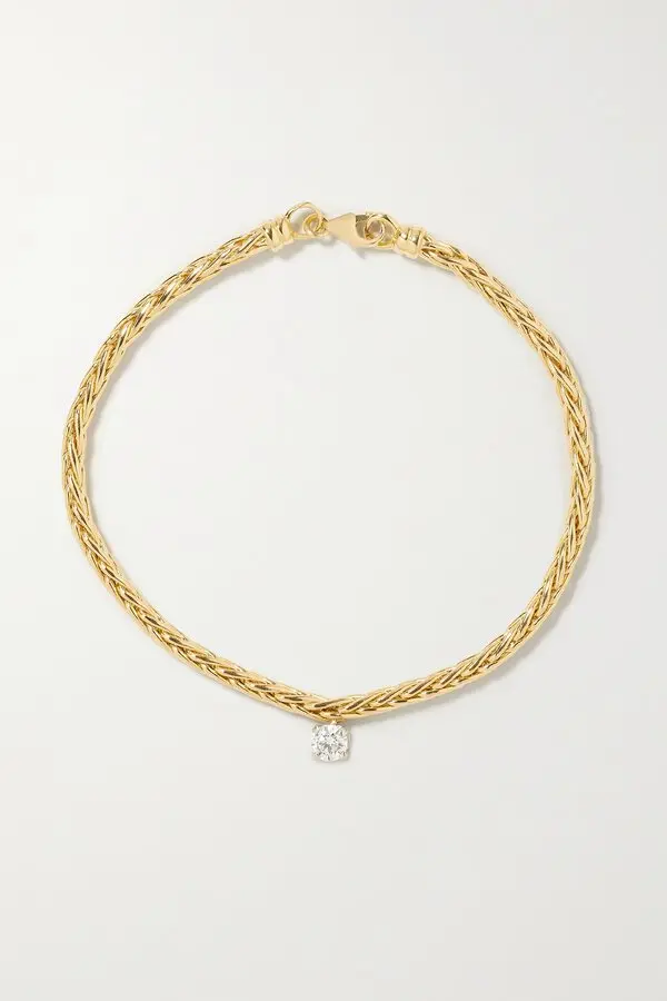 Yvonne Léon 18-karat Diamond Bracelet - Gold