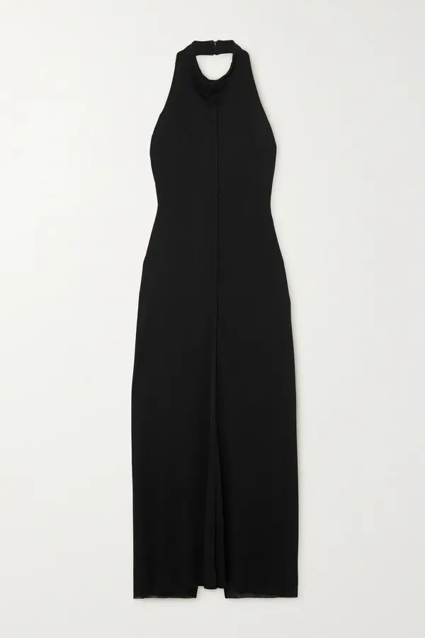 THE ROW Brynlee Open-back Jersey Midi Dress
