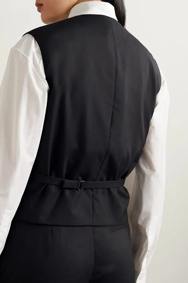 THE ROW Vega Wool-cady Vest