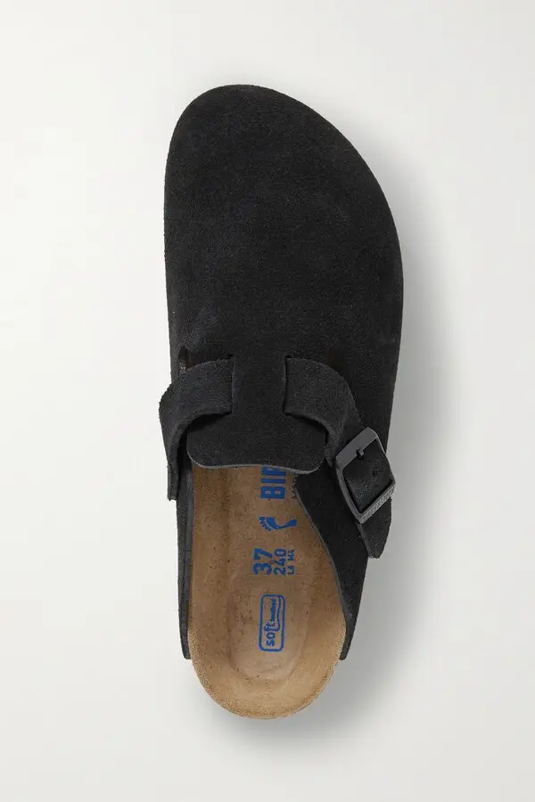 BIRKENSTOCK Boston Suede Clogs
