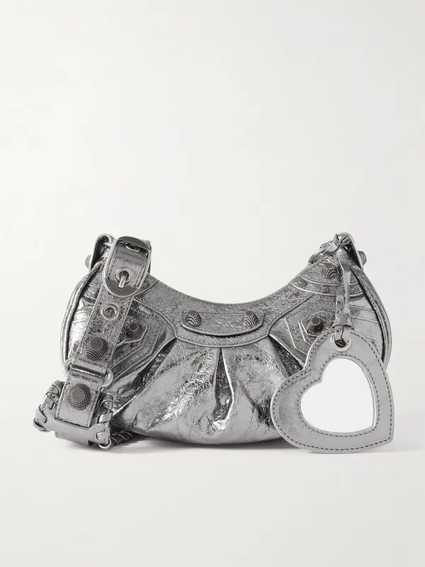 Balenciaga Le Cagole Xs Shoulder Bag - Silver