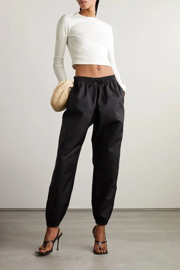 Wardrobe.NYC Hailey Bieber Cropped Cotton-blend Top