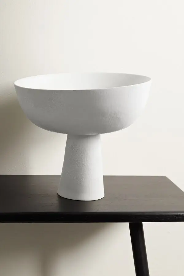 L'Objet Terra Medium Porcelain Bowl - White