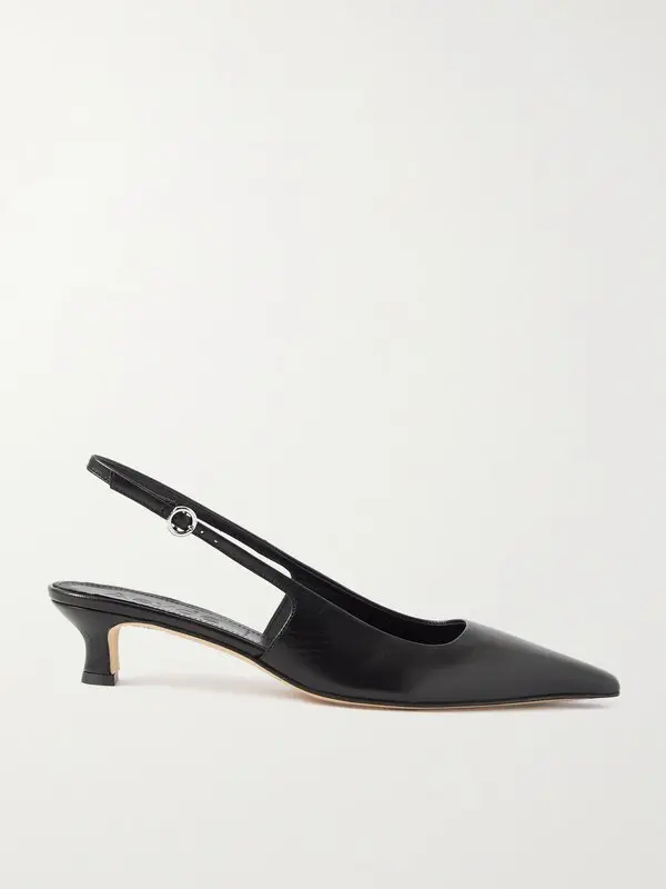 AeydĒ Catrina Leather Slingback Pumps