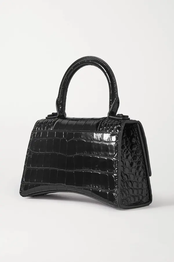 Balenciaga Hourglass Xs Tote - Black