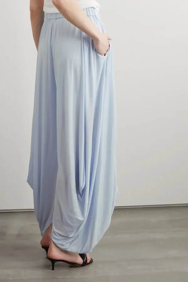 Loewe Balloon Draped Crepe Tapered Pants