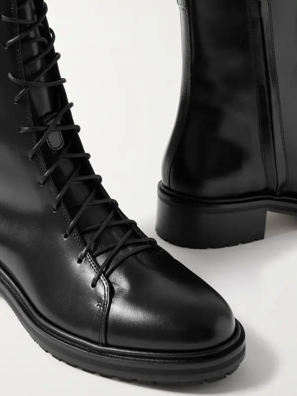 AeydĒ Isa Leather Ankle Boots