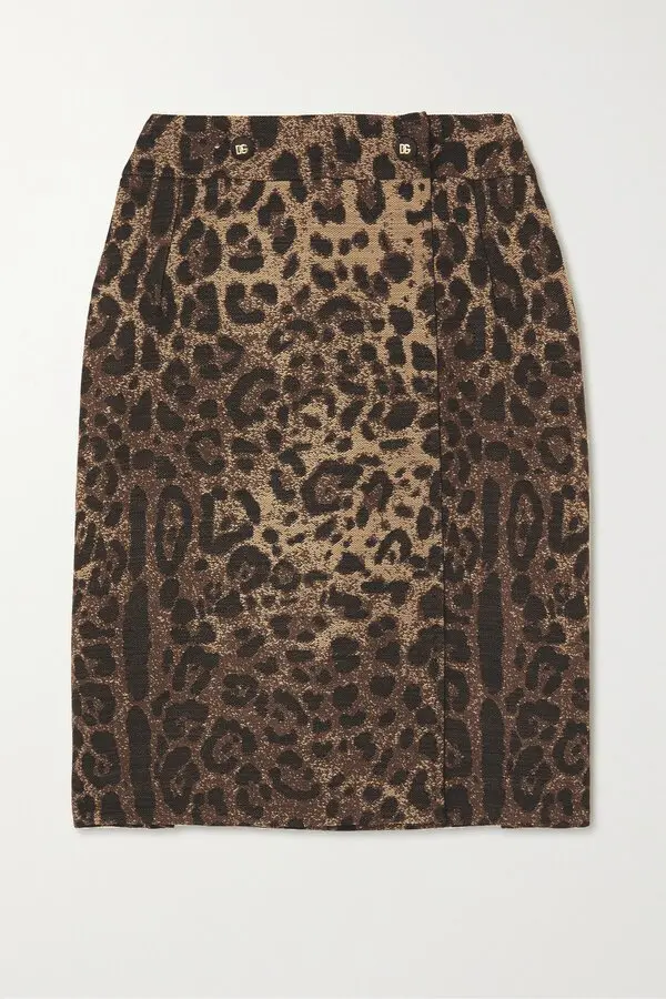 Dolce & Gabbana Leopard-print Mini Skirt
