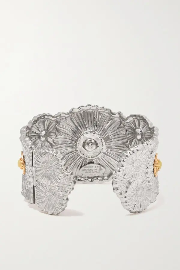 Buccellati Blossoms Daisy Agatha And Diamond Cuff