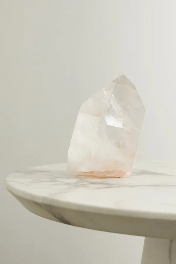 Jia Jia Net Sustain Extra Large Quartz Crystal Point - Neutrals