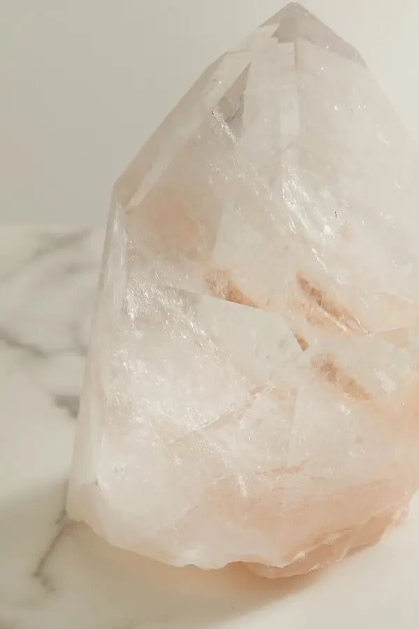 Jia Jia Net Sustain Extra Large Quartz Crystal Point