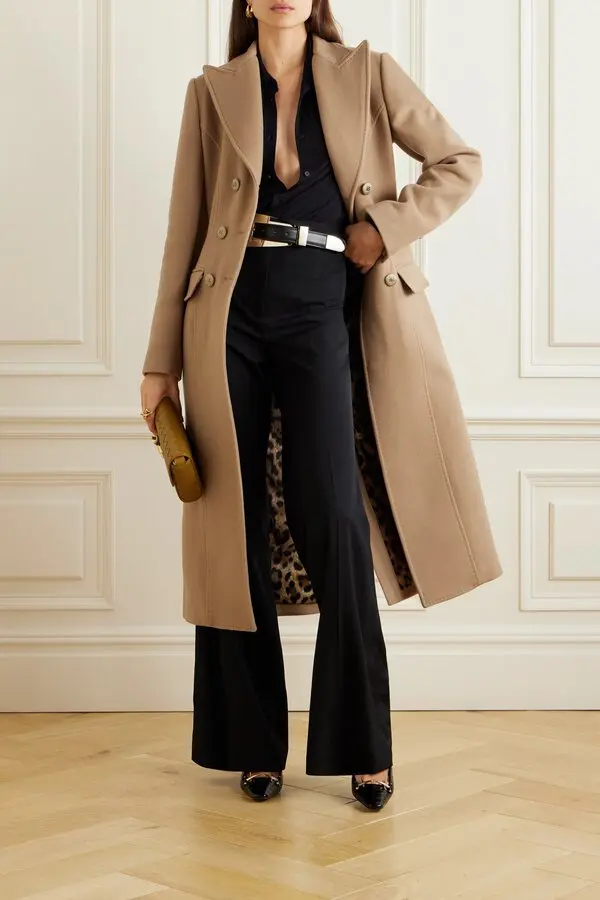 Dolce & Gabbana Double-breasted Wool-cashmere Coat