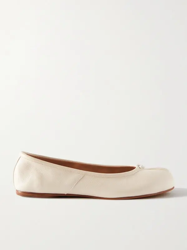 MAISON MARGIELA Tabi Split-toe Leather Ballet Flats