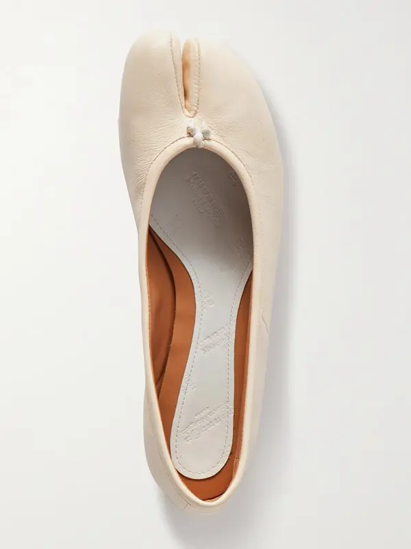 MAISON MARGIELA Tabi Split-toe Leather Ballet Flats