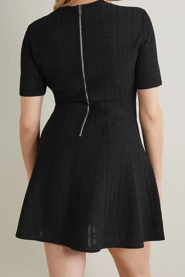 Givenchy Jacquard-knit Mini Skater Dress