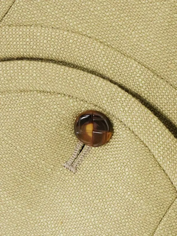 BLAZÉ MILANO Belted Linen And Silk-blend Blazer
