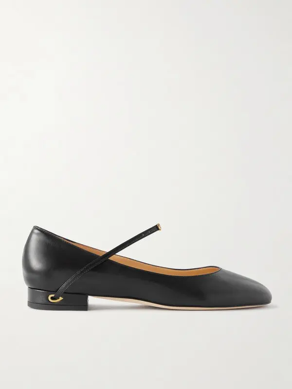 Jennifer Chamandi Paolo 20 Leather Ballet Flats