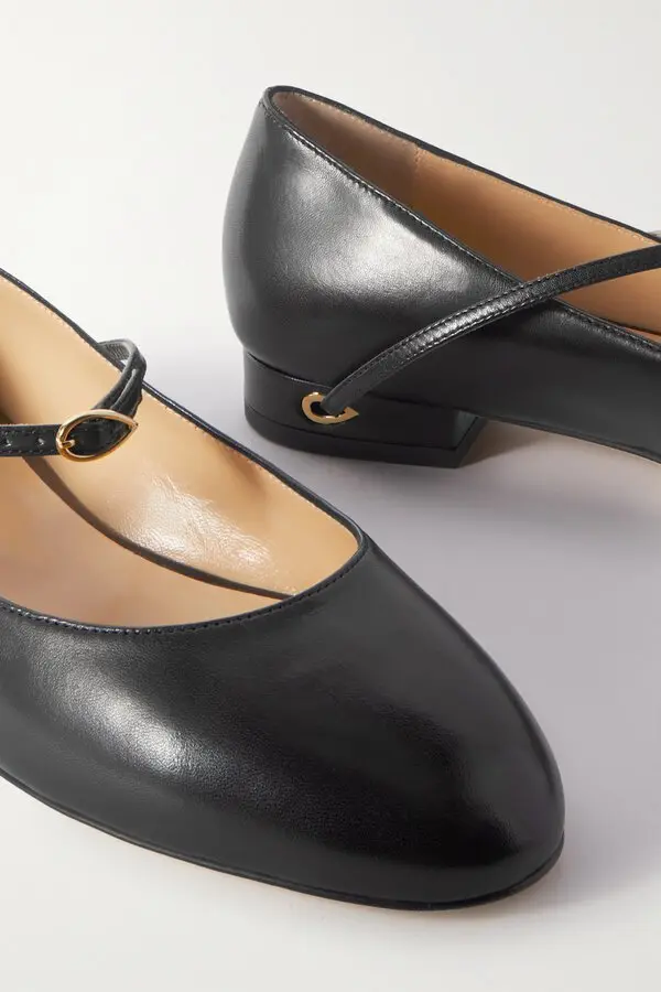 Jennifer Chamandi Paolo 20 Leather Ballet Flats